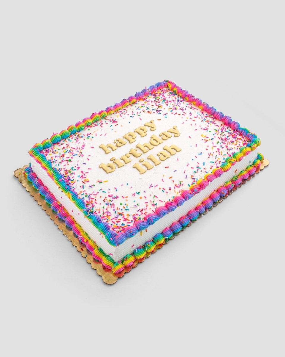 Classic Sheet Cake - Party Celebration Cakes from JRC – Jenna Rae Cakes