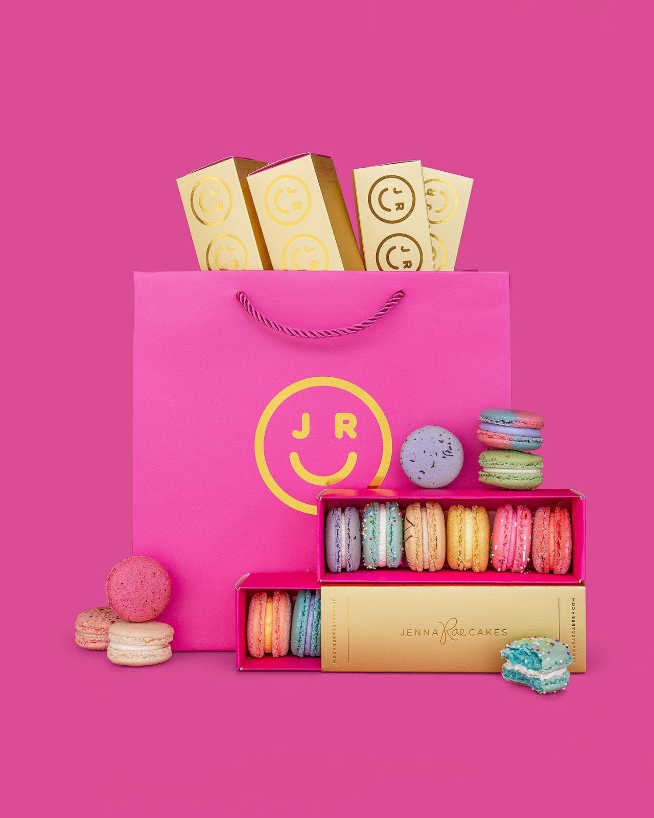 Macaron Gift Box - Beautiful Assorted Macarons from Jenna Rae Cakes