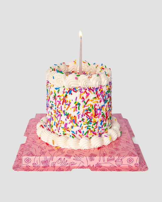 Vanilla Sprinkle Cake - Celebratory Layer Cake with Rainbow Sprinkles ...