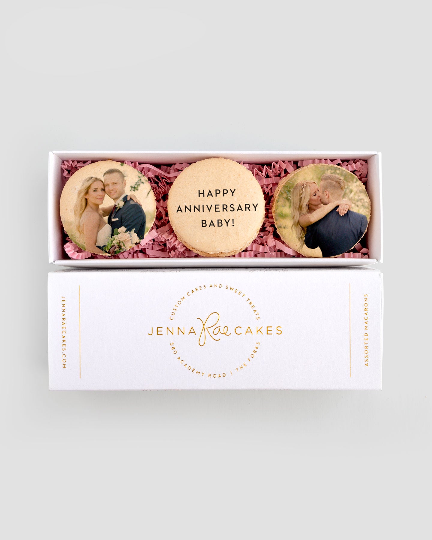 Macaron Message Gift Box – Shop Jenna Rae Cakes